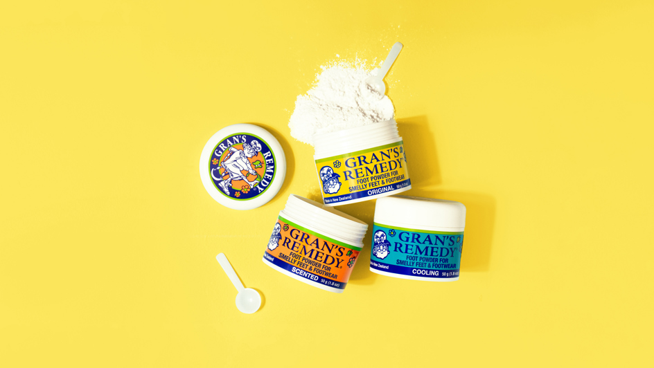 Gran's Remedy - Effective Foot Powder for Smelly Feet and Footwear ...